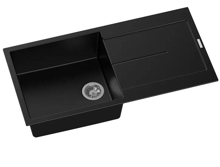Carysil Enigma D-100L Granite Kitchen Sink with Drainboard 1200 ...