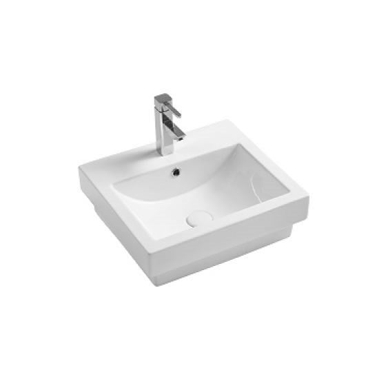 NG Square Drop In Porcelain Basin 500 – Coastal Bathroom