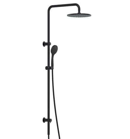 Cosmic Streamjet Crane Bottom Inlet Twin Shower – Coastal Bathroom