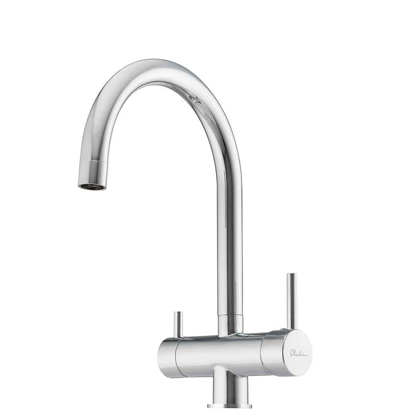 Essentials 3-Way Filter Gooseneck Kitchen Mixer – Coastal Bathroom