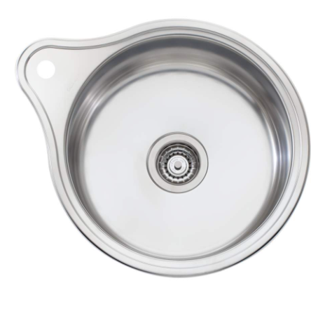 Solitaire Round Bowl Sink With Tap Landing – Coastal Bathroom